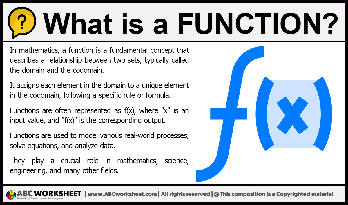 What Is A Function Definition Of Function In Math What Is A Function Definition Of Function In Math