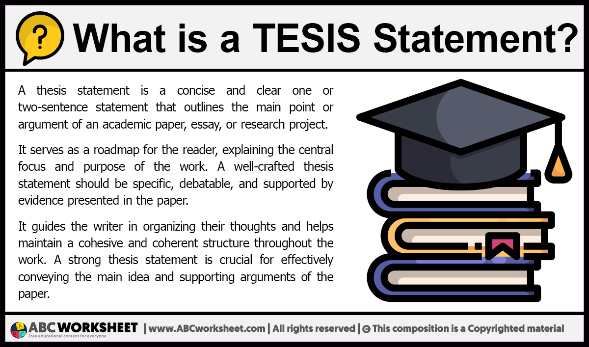 What is a Thesis Statement | Definition & Meaning