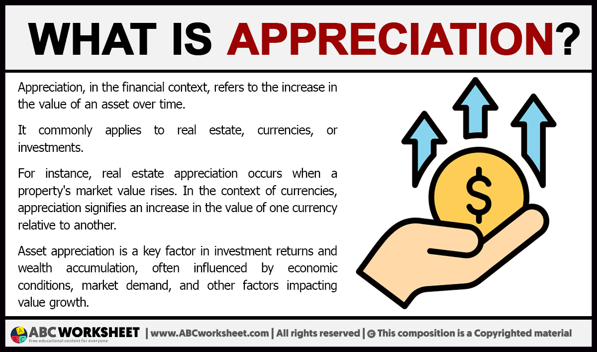What Is Appreciation Definition Of Appreciation